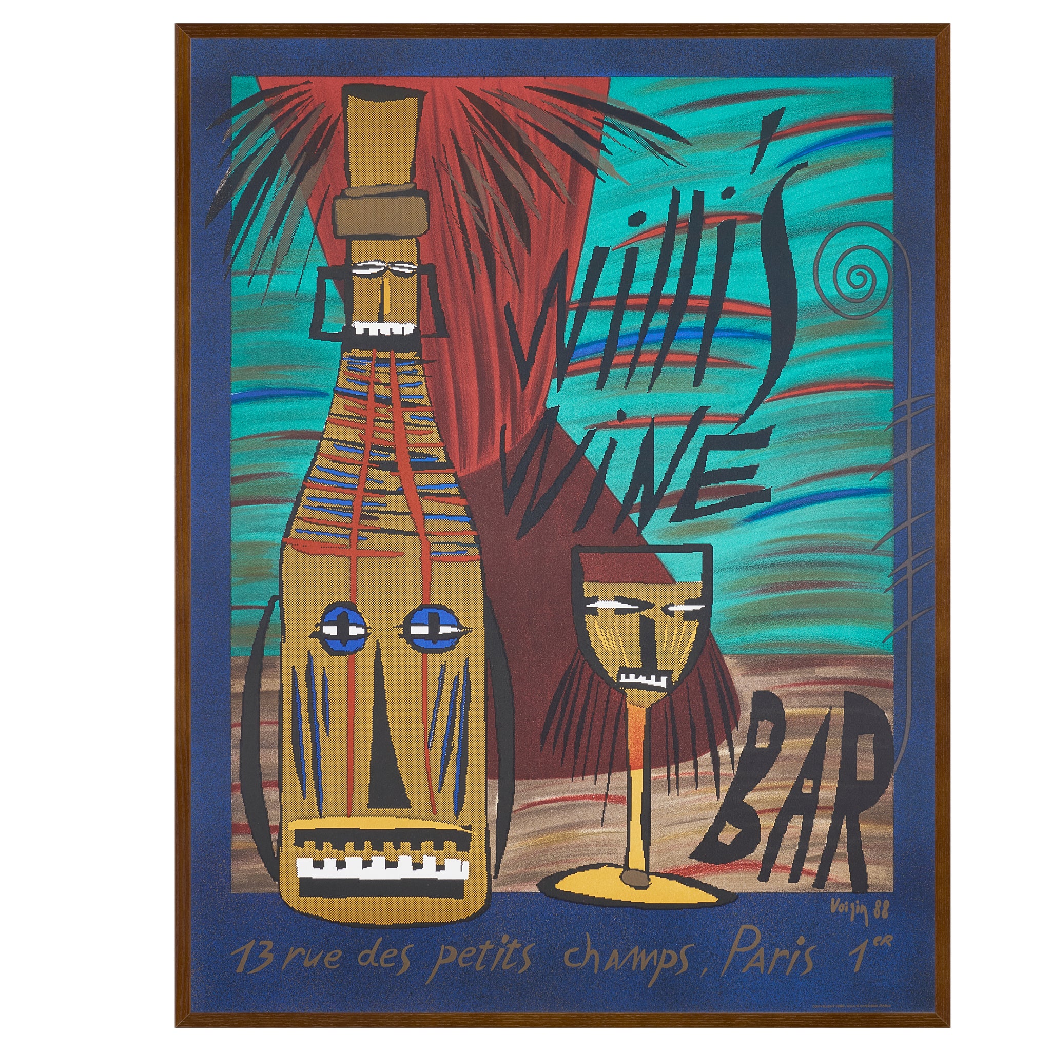 【限定10枚】WILLI'S WINE BAR 1988 / フレデリック・ヴォワザン | POP ART BANANAS