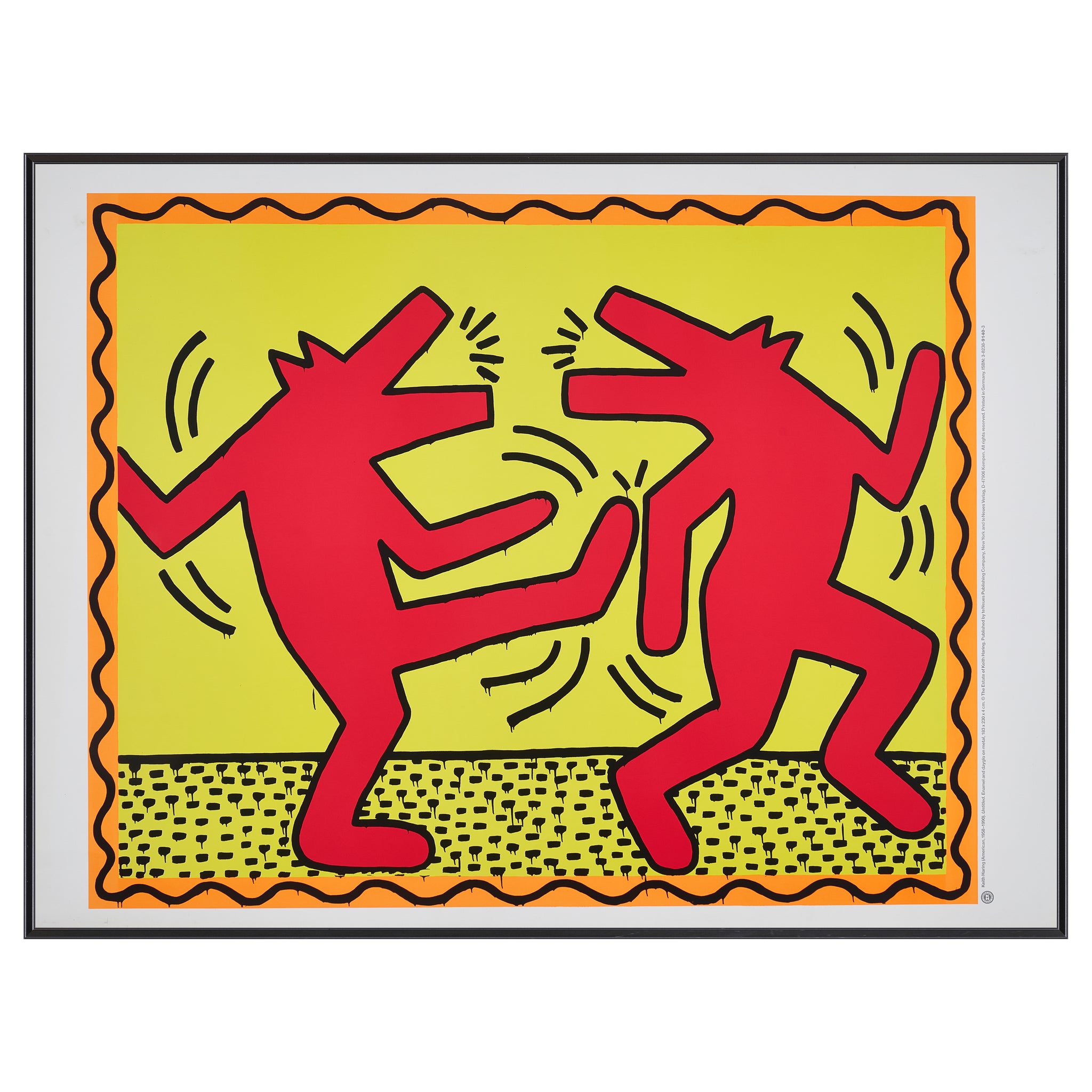 【限定10枚】Untitled (BARKING DOG) 1982 - te Neues Publishing 1990s / キース・へ ...